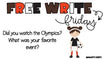 Free Write Fun (or Friday) Writing Slides - August/September – Fair ...