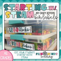 Starting with STEAM Bin Labels (Next Generation Science Standards ...