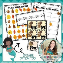 TreeTENS Forest - Base Ten Friends © (Place Value & Class Scoot) - Sep ...