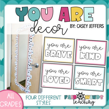YOU ARE Door Decor (Affirmation Wall/Mirror) – Fair Winds Teaching
