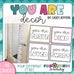 YOU ARE Door Decor (Affirmation Wall/Mirror) – Fair Winds Teaching